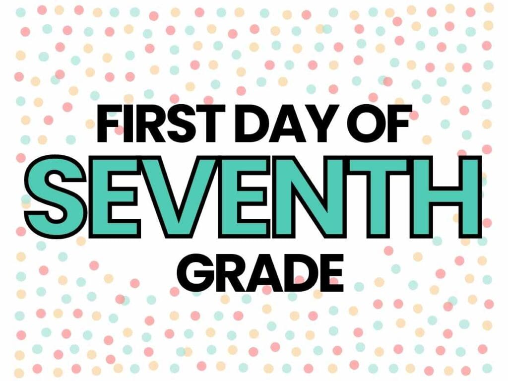 Free First Day Of School Sign 2024: Printable For Pre-k Thru College!