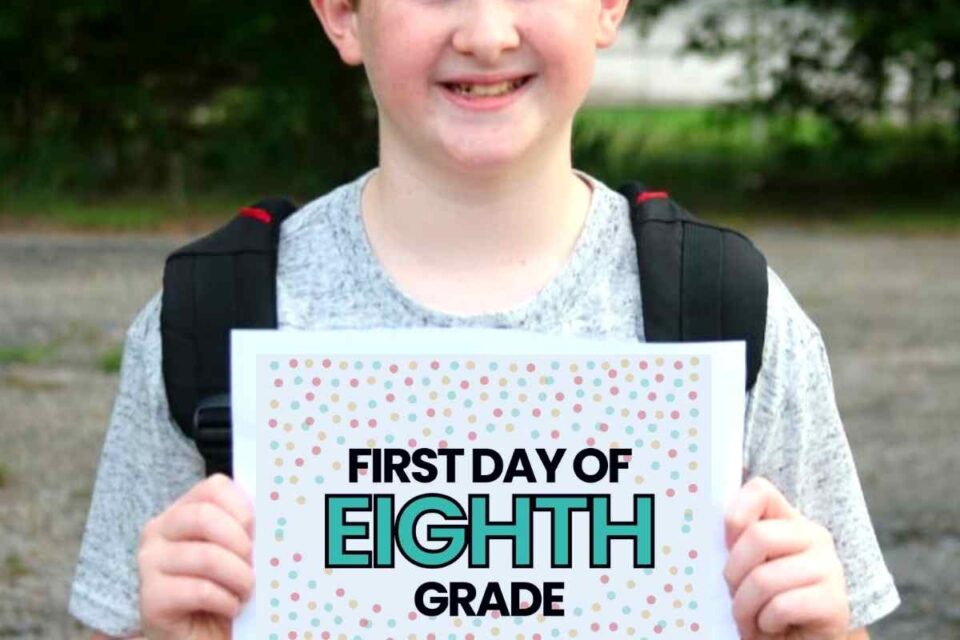 First Day Of School Sign 2022 - Free Printable For Pre-k Thru College!
