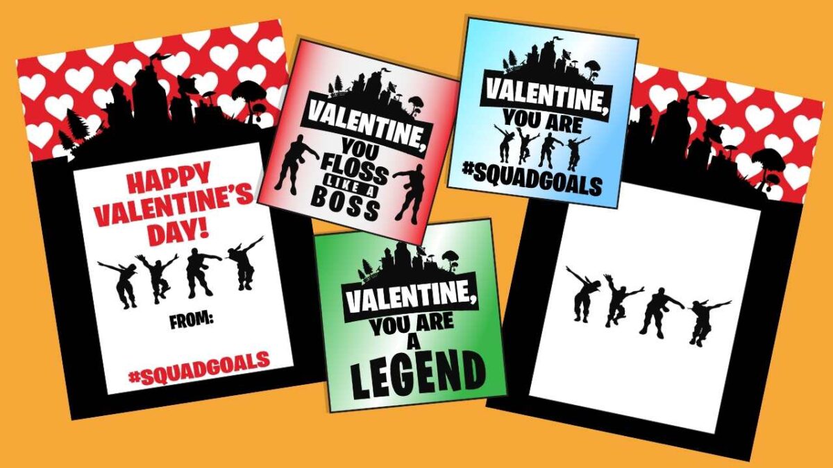 Among Us Valentines Day Cards - 8 Free Fun Printables