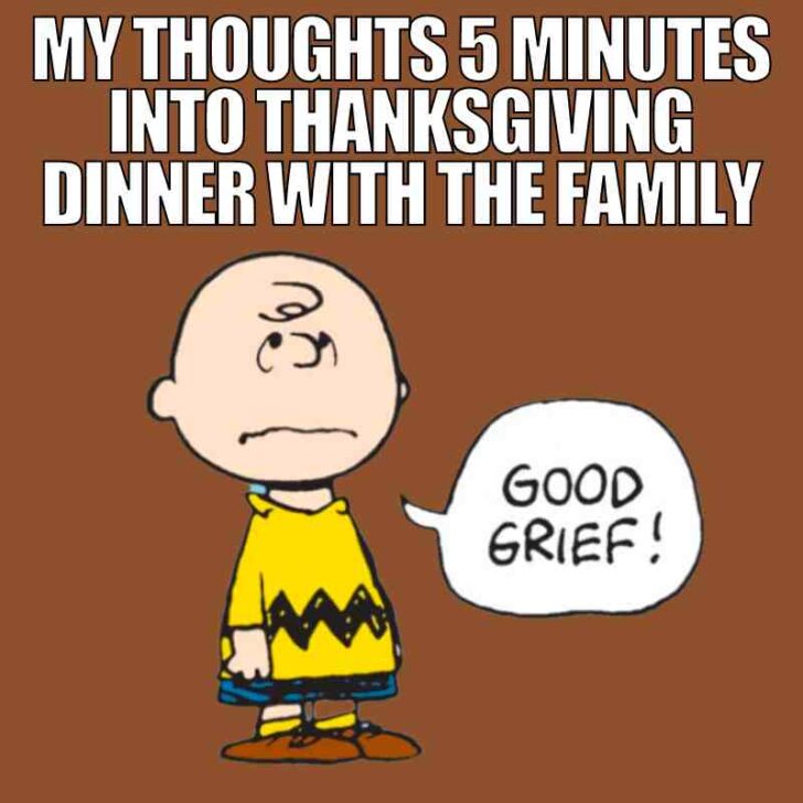 Charlie Brown Thanksgiving Meme