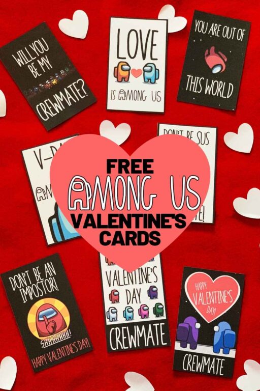 8 Free Among Us Valentines Day Cards