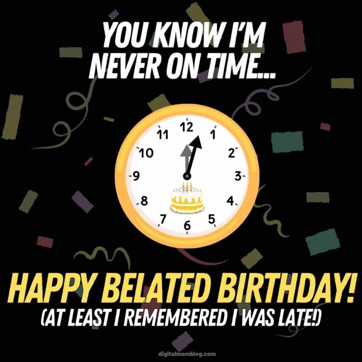 35 Happy Belated Birthday Memes Images For People Who Forget