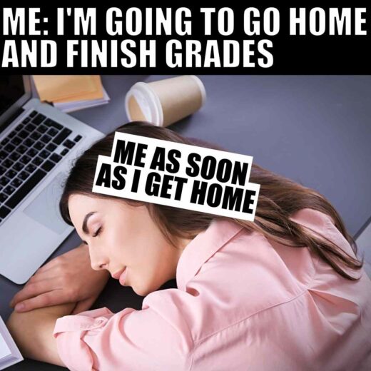 10 Grading Memes For Teachers Hanging On By A Red Pen