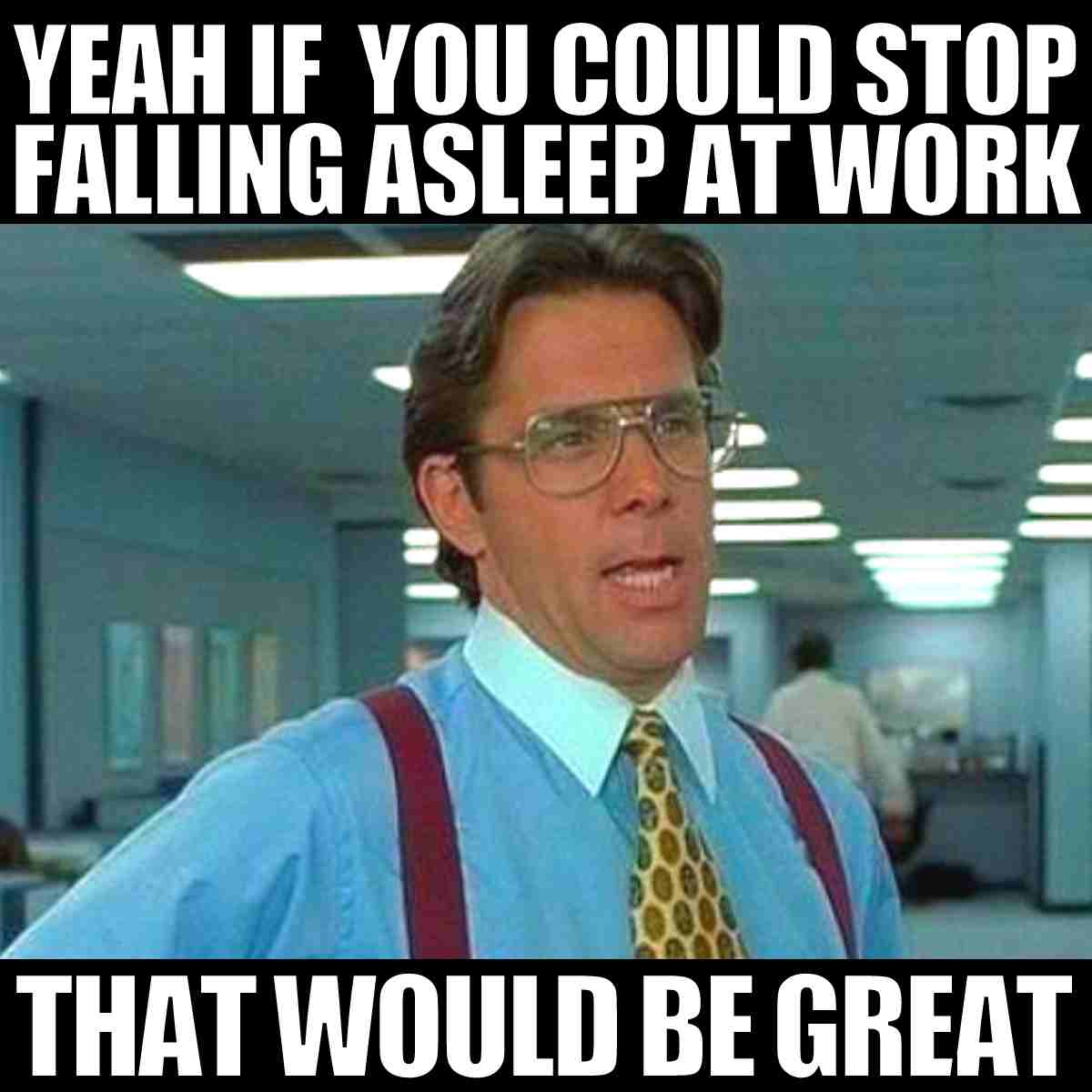 Sleeping Funny Office