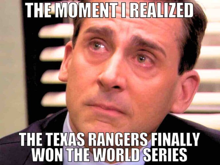 Texas Rangers World Series Champion Memes: Celebrate The Win