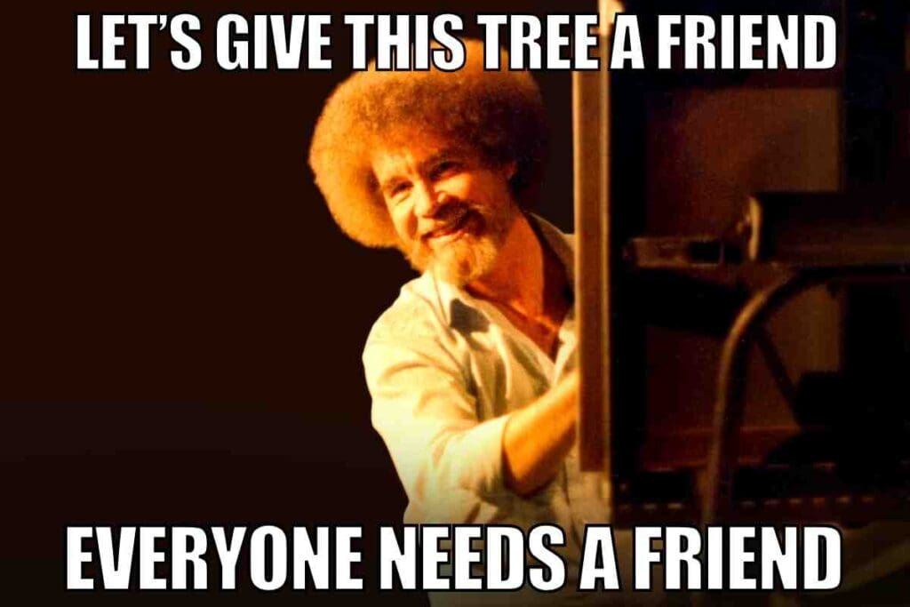 15 Happy Little Bob Ross Memes To Bring Your Day Joy