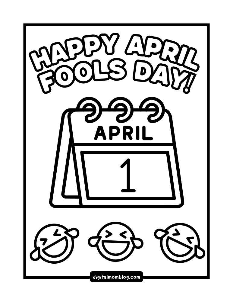 10+ Free April Coloring Pages That’ll Make Rainy Days A Breeze