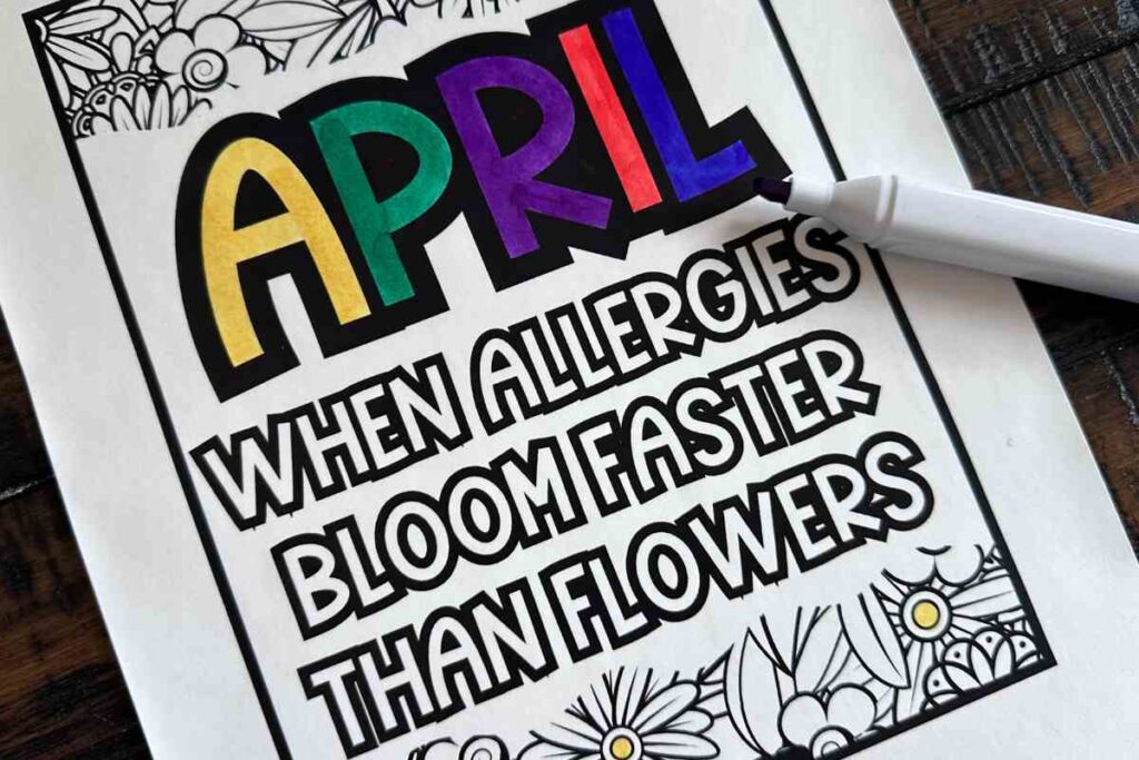 10+ Free April Coloring Pages That’ll Make Rainy Days A Breeze