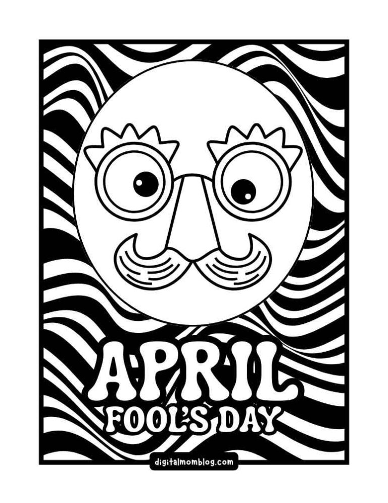 8 Hilarious April Fools Day Coloring Pages You’ll Actually Want To Print