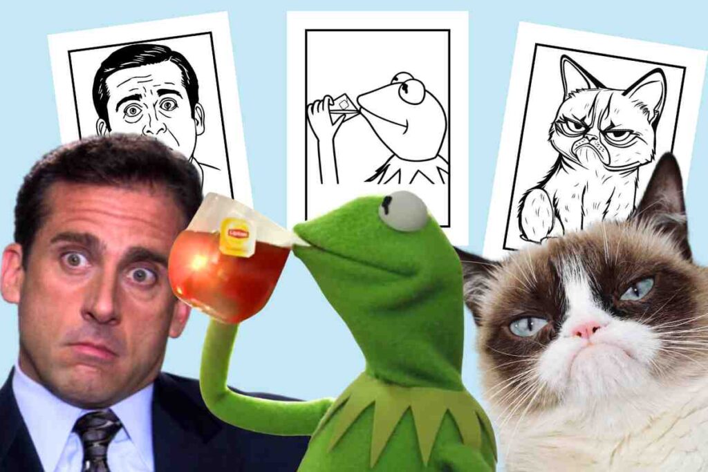 19 Free Meme Coloring Pages That’ll Make You Laugh While You Color
