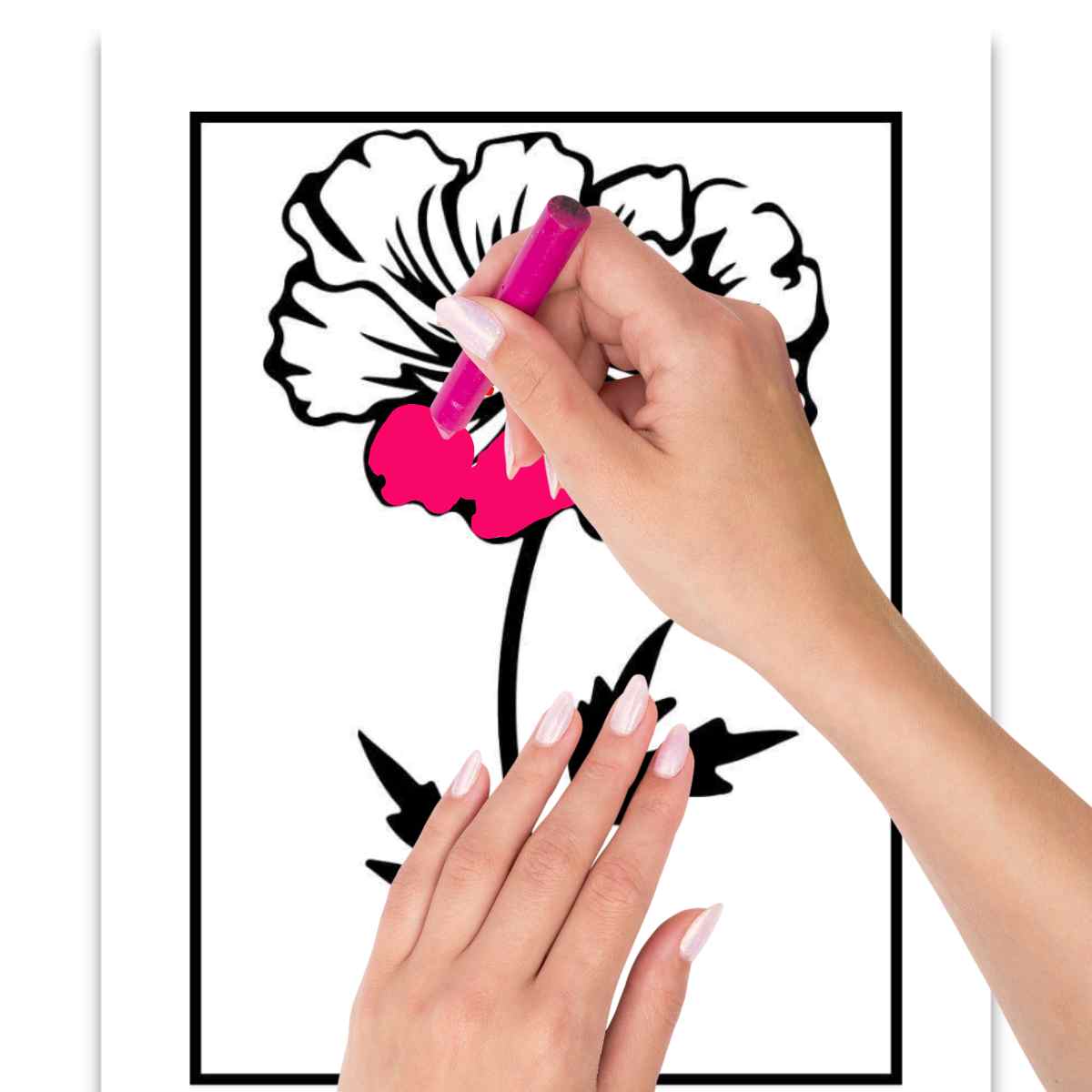27 Best Flower Coloring Pages For Anyone Who Need A Break