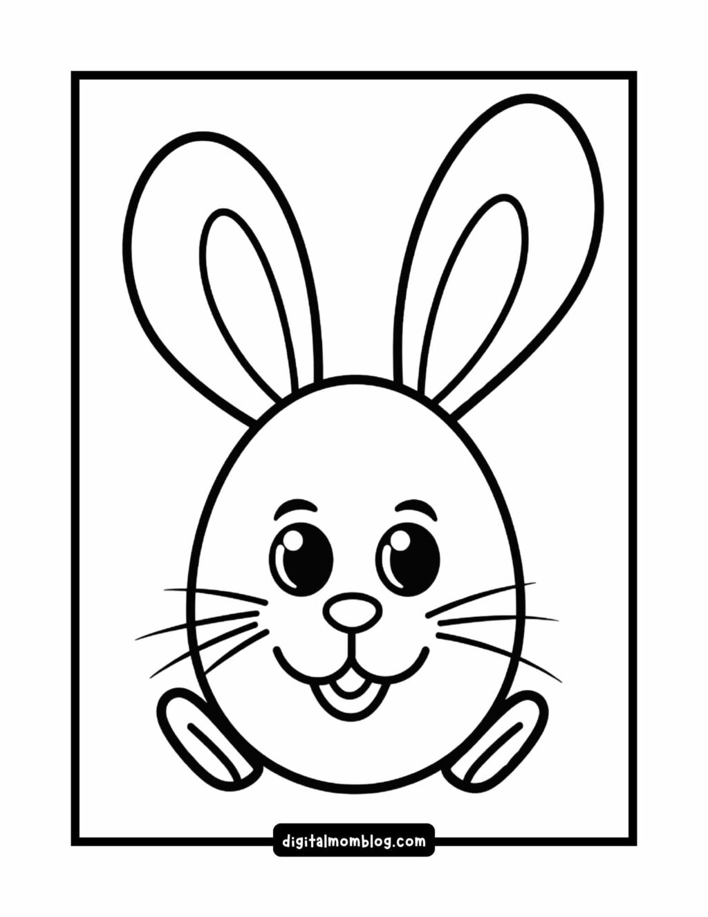 25+ Cute, Funny & Free Easter Coloring Pages To Download