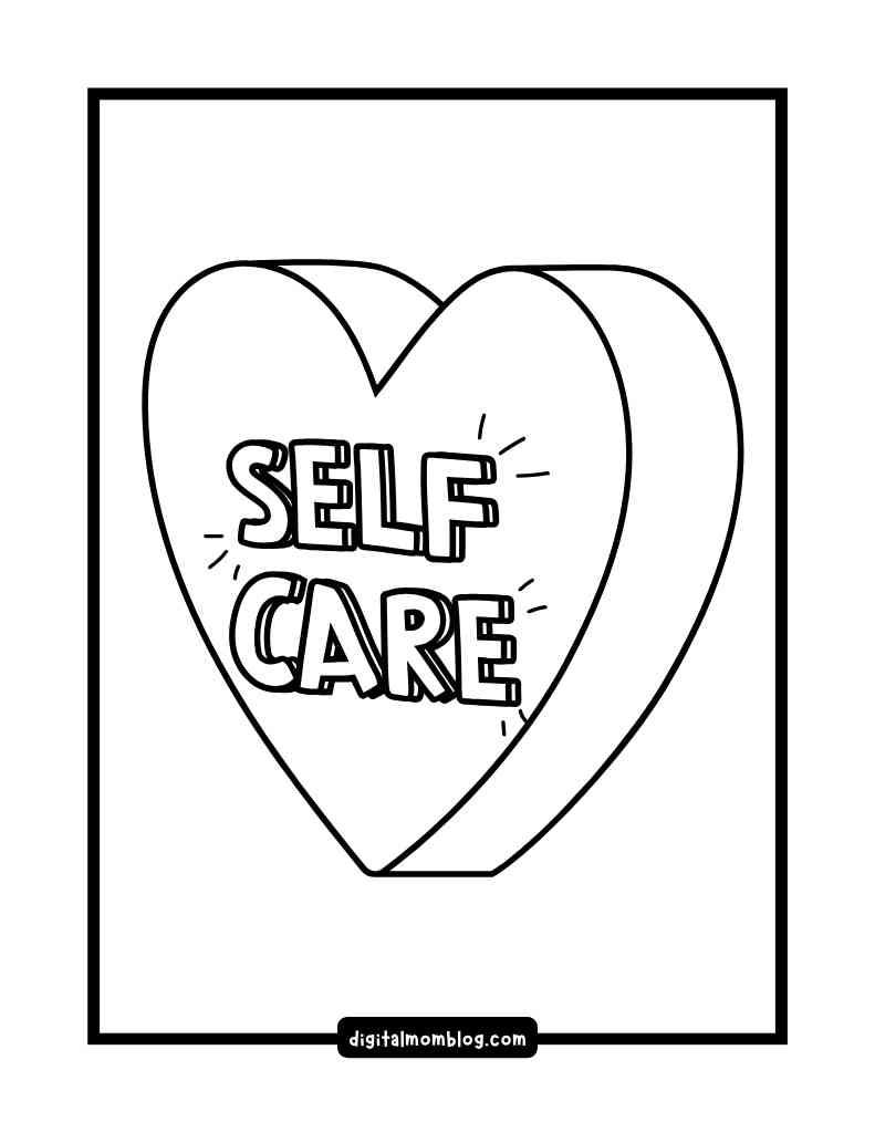 Free Self Care Coloring Pages For A Mindful Break