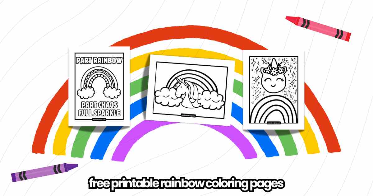 Free Printable Rainbow Coloring Pages (25 You’ll Love!)