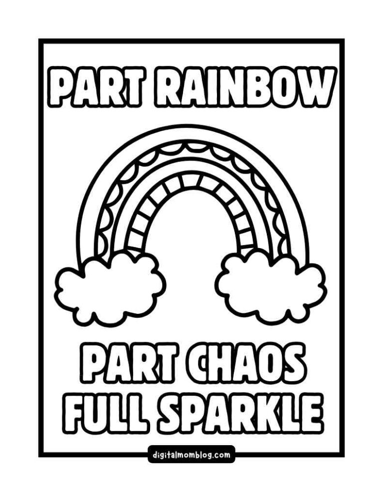 Free Printable Rainbow Coloring Pages (25 You’ll Love!)