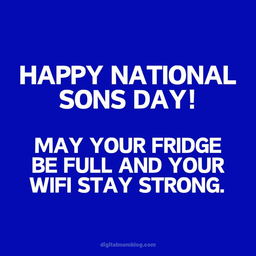 Funny National Sons Day Memes Because Parenting Boys Is Wild