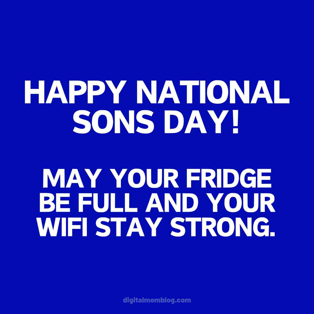 Funny National Sons Day Memes Because Parenting Boys Is Wild