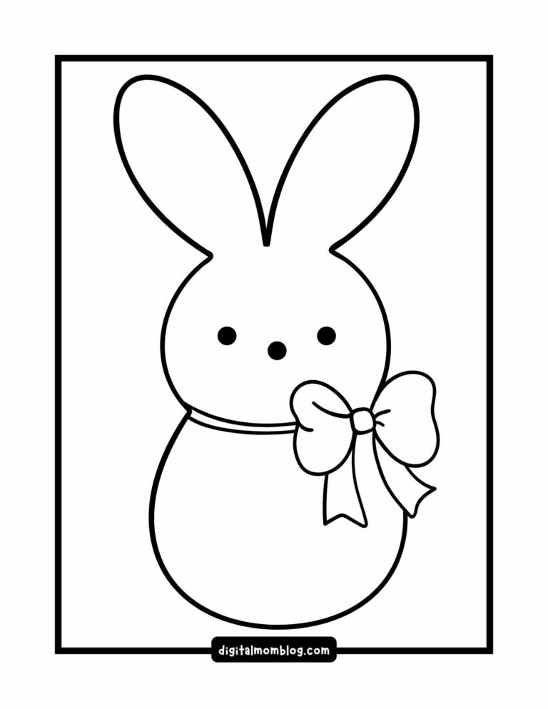 25+ Cute, Funny & Free Easter Coloring Pages To Download