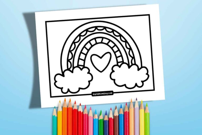 Free Printable Rainbow Coloring Pages (25 You’ll Love!)