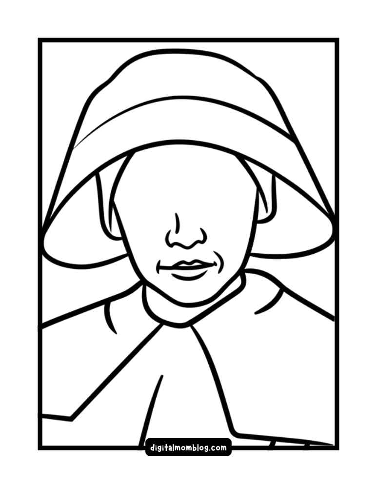 5 Downloadable Handmaid’s Tale Coloring Sheets For Rebels